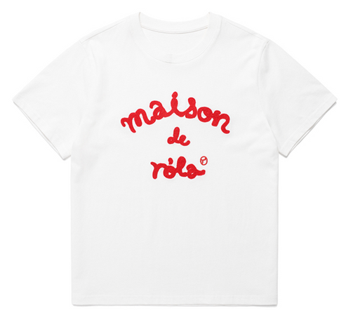Rolarola - Maison de Rola Embroidery T-Shirt – Halmeoni Manila